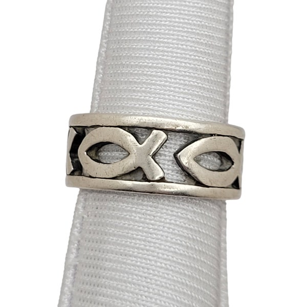 Ichthus Fish Ring - Etsy
