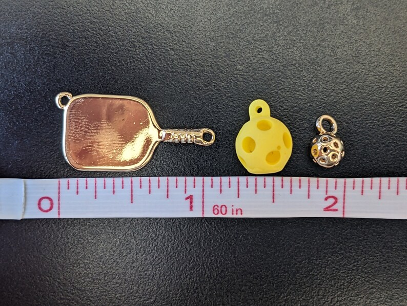 Pickleball Charms for DIY Jewelry - Etsy