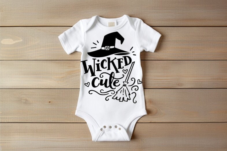 Wicked Cute Halloween Onesie Halloween Onesie My First - Etsy