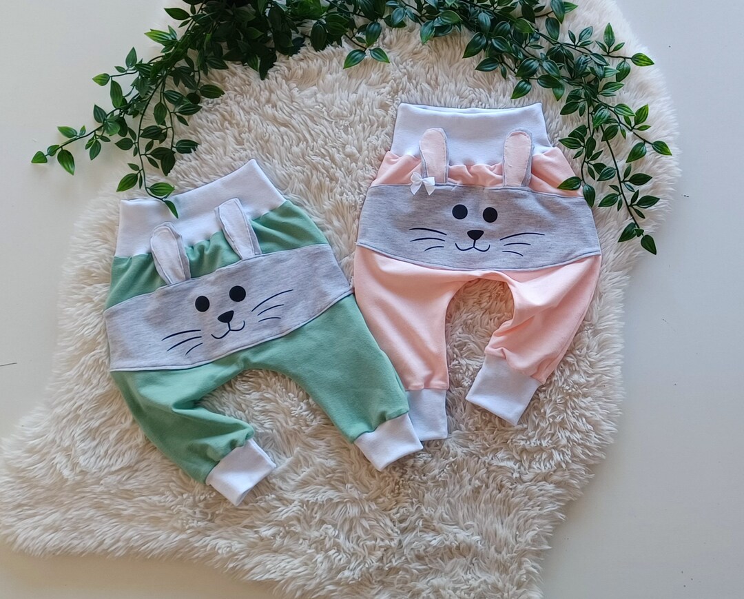 Pump Pants Bunny on the Bottom Baby Easter - Etsy