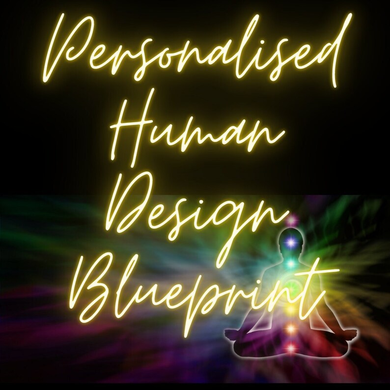Human Design Chart Blueprint - Etsy