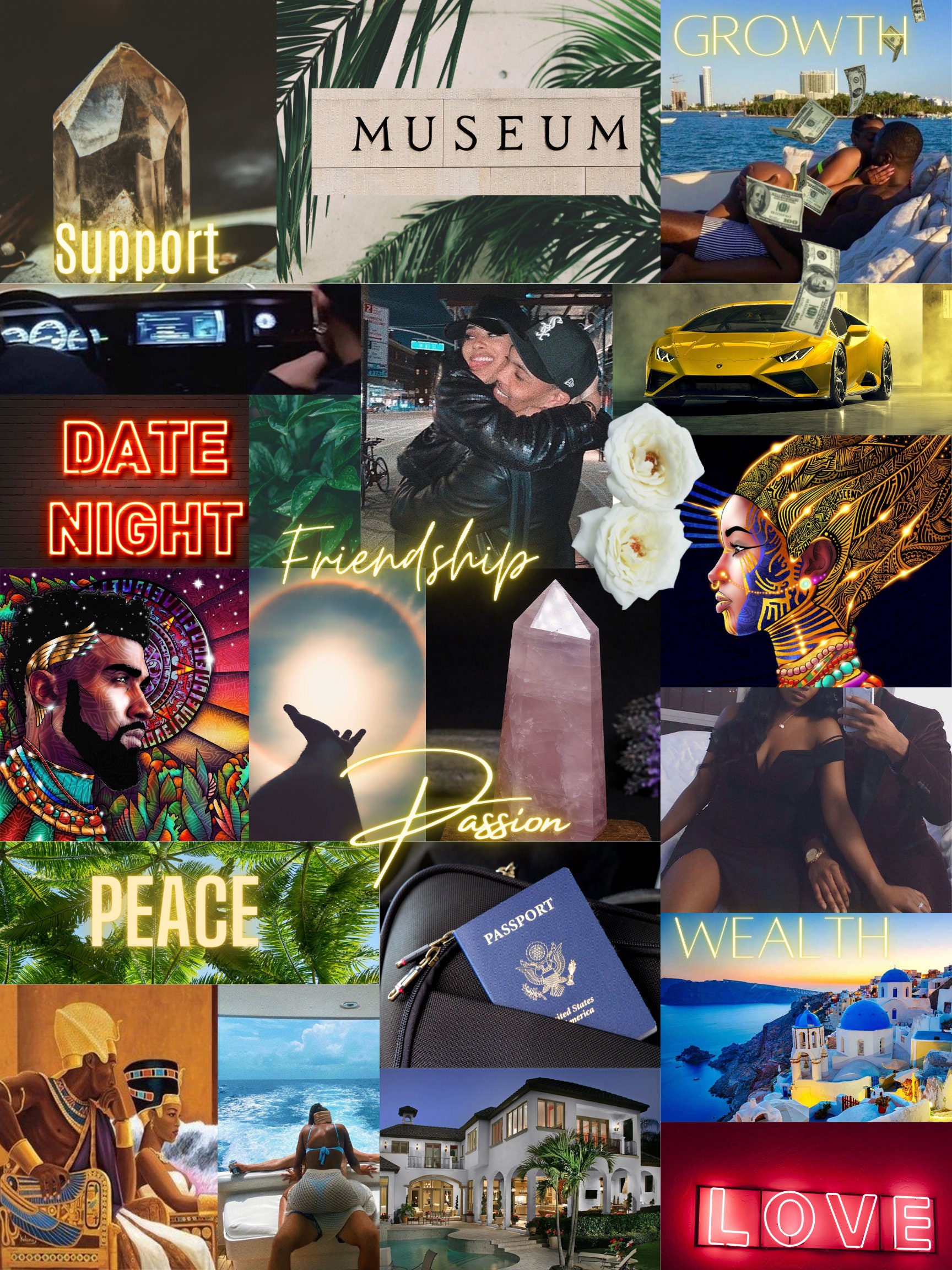 Custom Vision Boards - Etsy