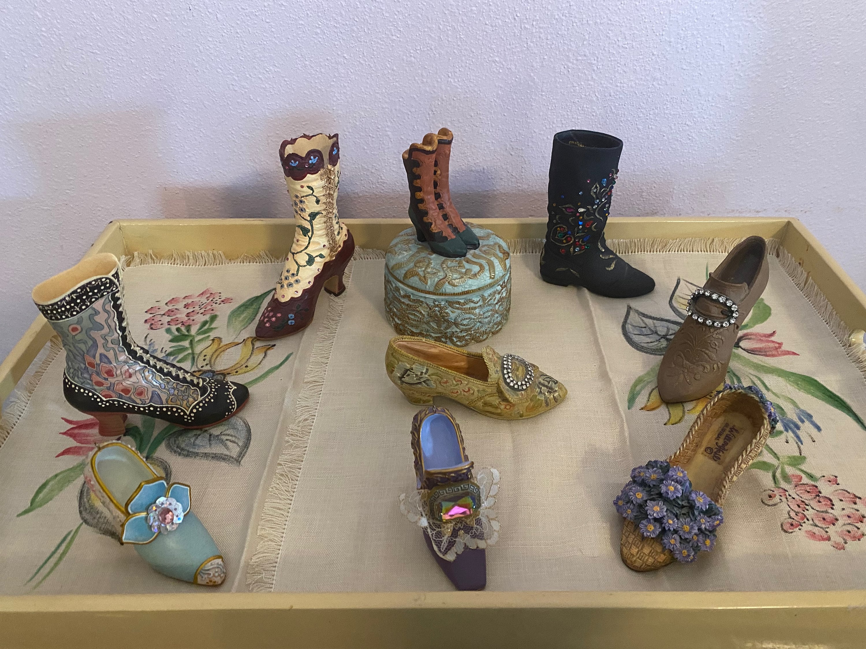 Shoe Lovers Miniature Nine Piece Shoe and Boot Collection With - Etsy