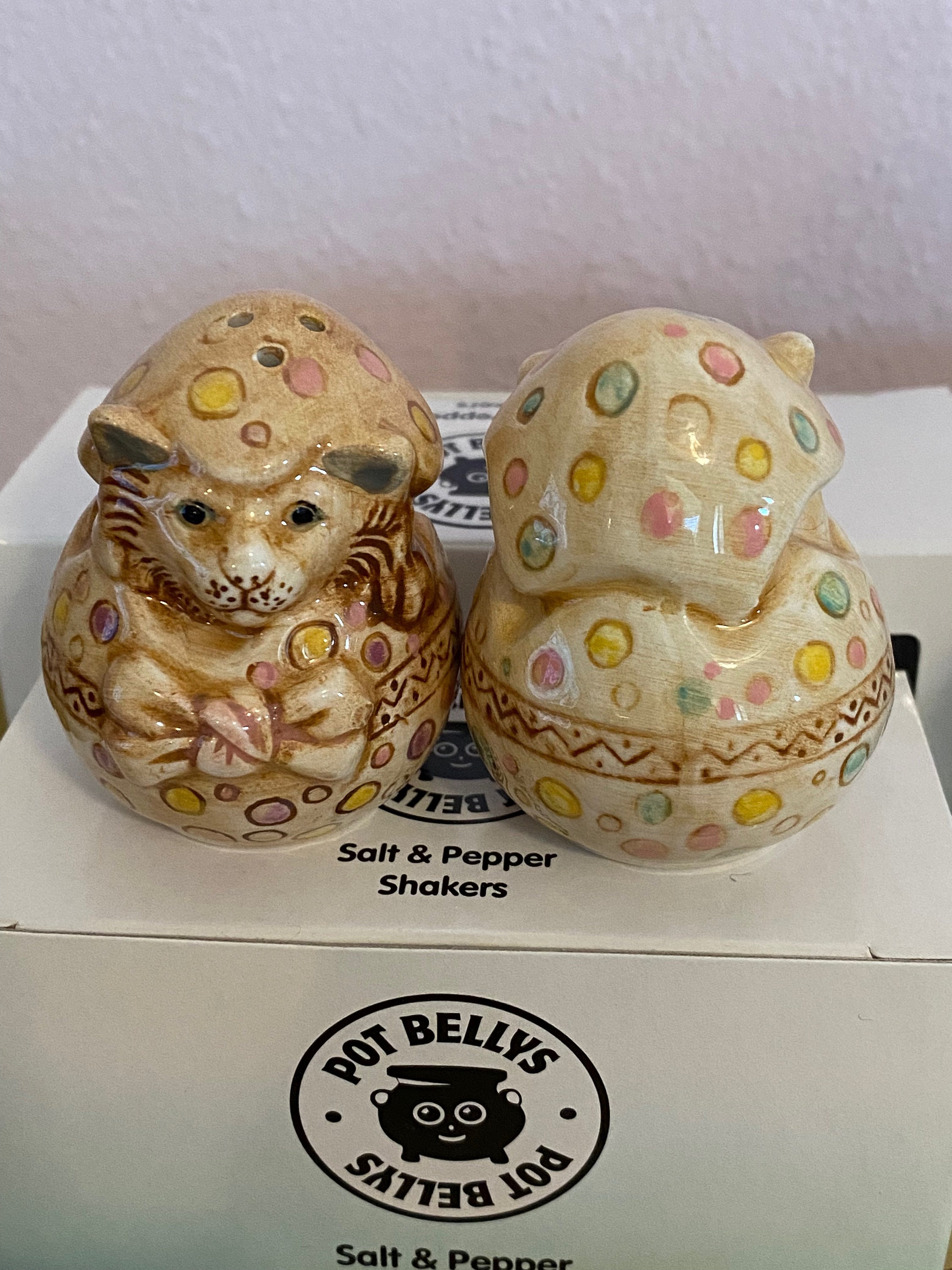 Harmony Kingdom Pot Bellys Salt and Pepper Shakers - Santa, Fireman ...
