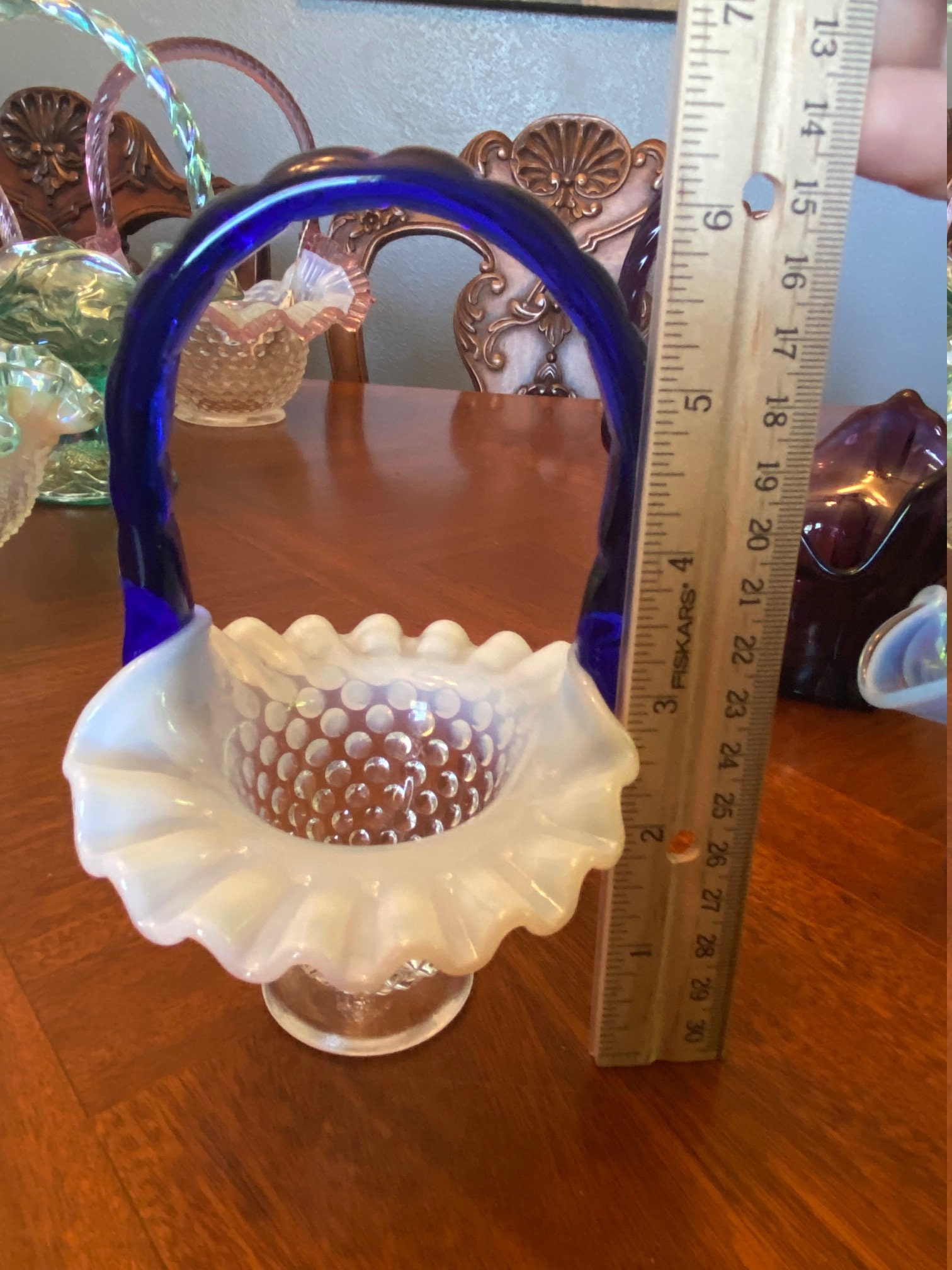 Fenton Glass Easter Baskets 2 - Etsy