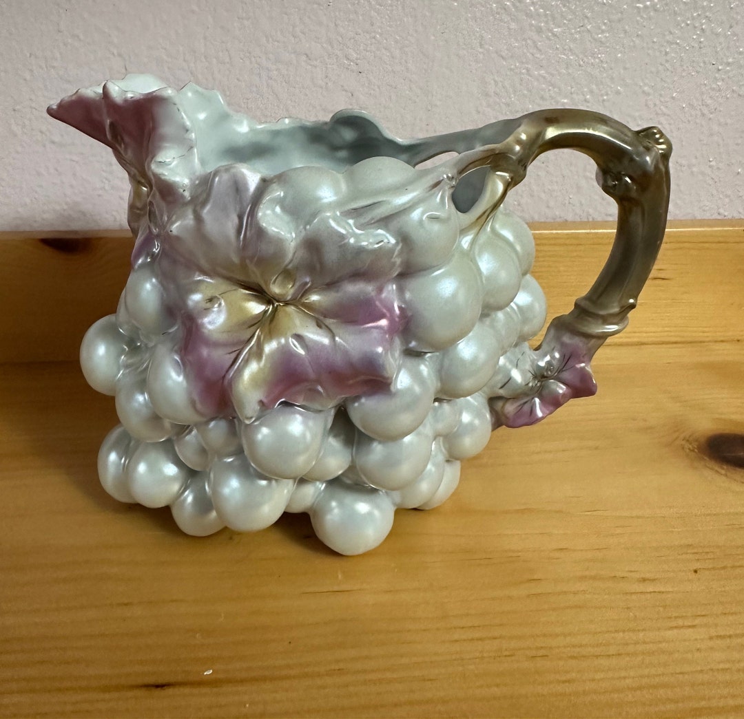Antique Royal Bayreuth Germany Grapes Pitcher - Etsy