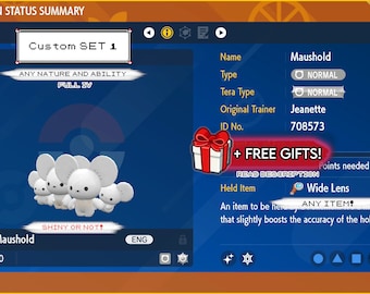 Shiny Maushold - Etsy