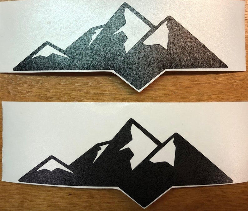 Premium Cast Matte Black Vinyl Mountain Decals for 2007-2021 Tundra - Etsy