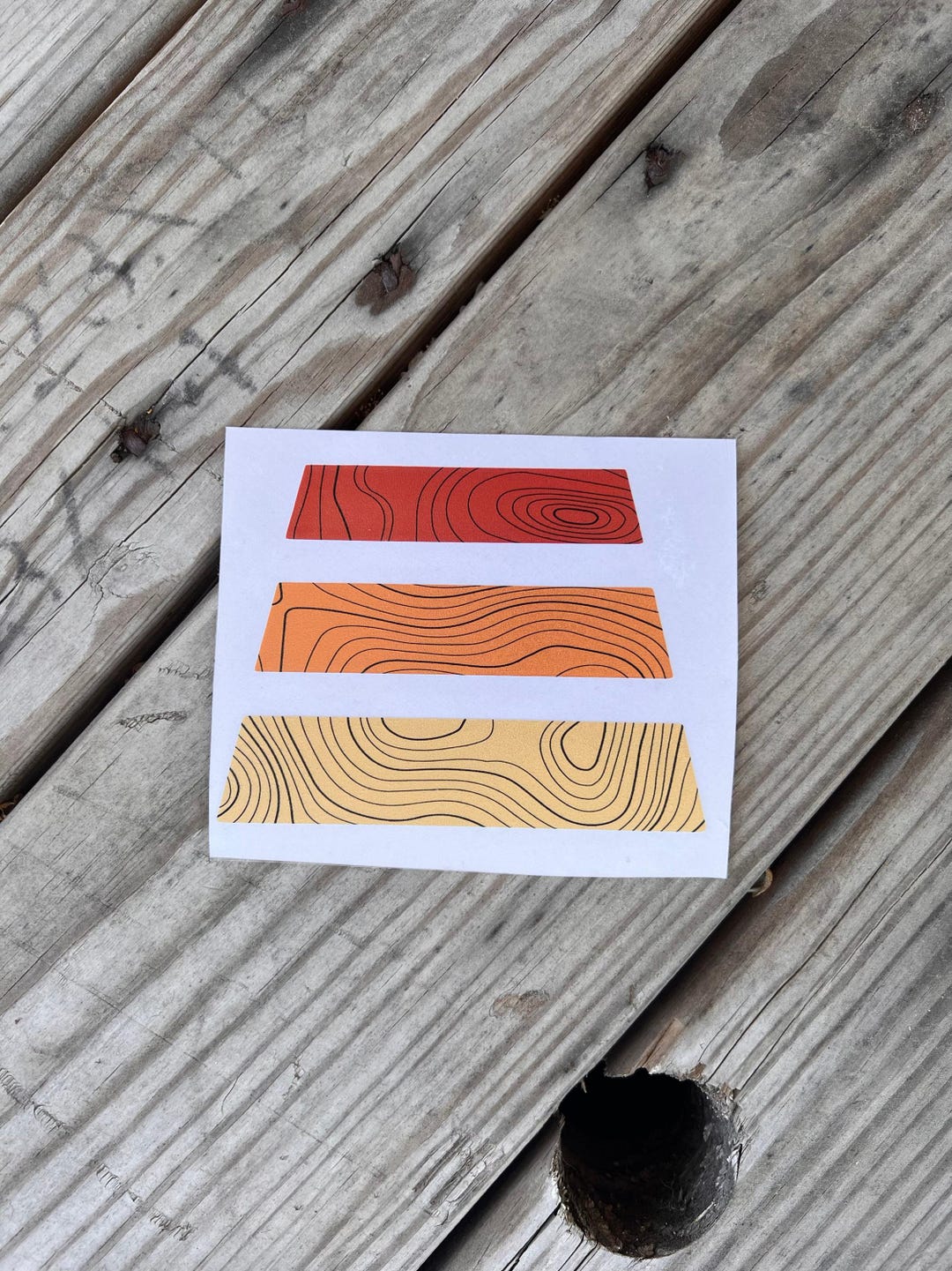 Mountain Fade Decal - Etsy