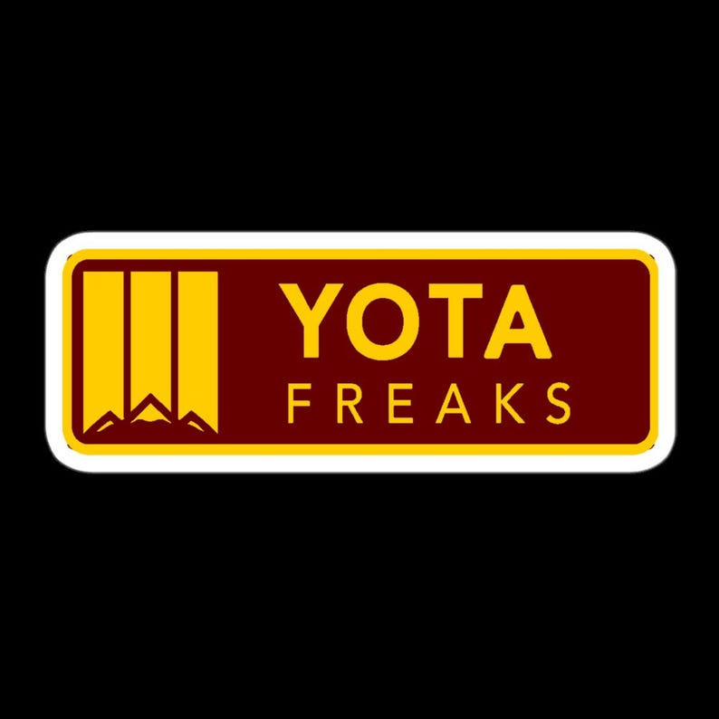 Horizontal Yota Freaks Decal - Etsy