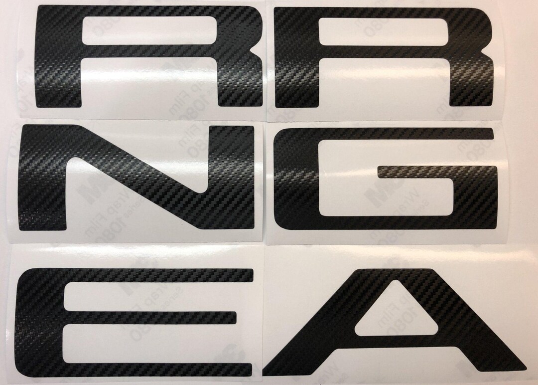 Carbon Fiber Textured Vinyl Decals for 2019-2023 Ranger Tailgate - Etsy