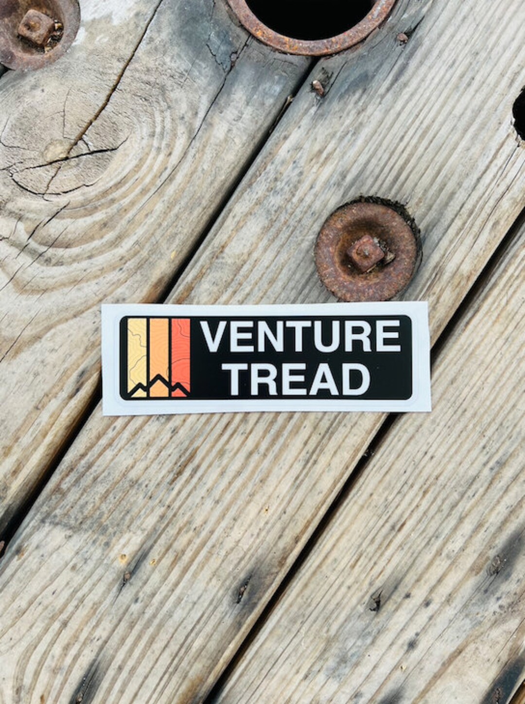 Venture Tread Horizontal Retro Color Decal - Etsy
