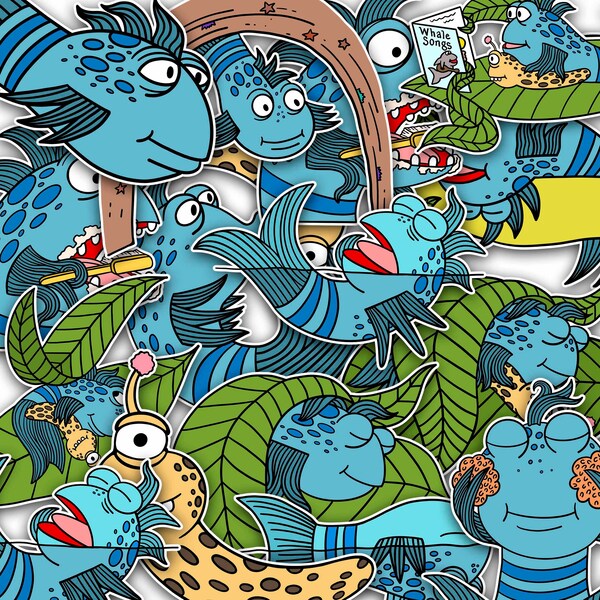 Pout Pout Fish - Etsy