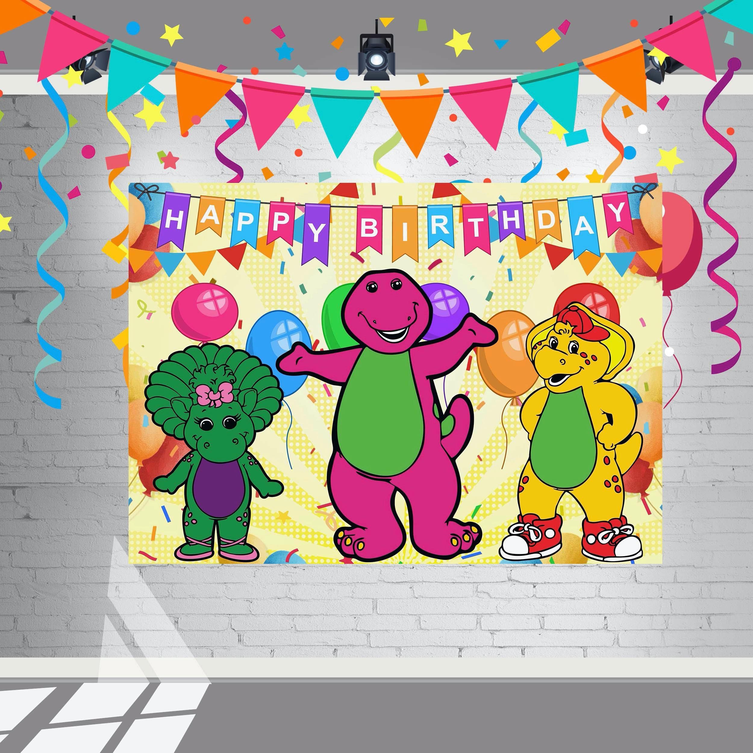 Barney And Friends Birthday Banner