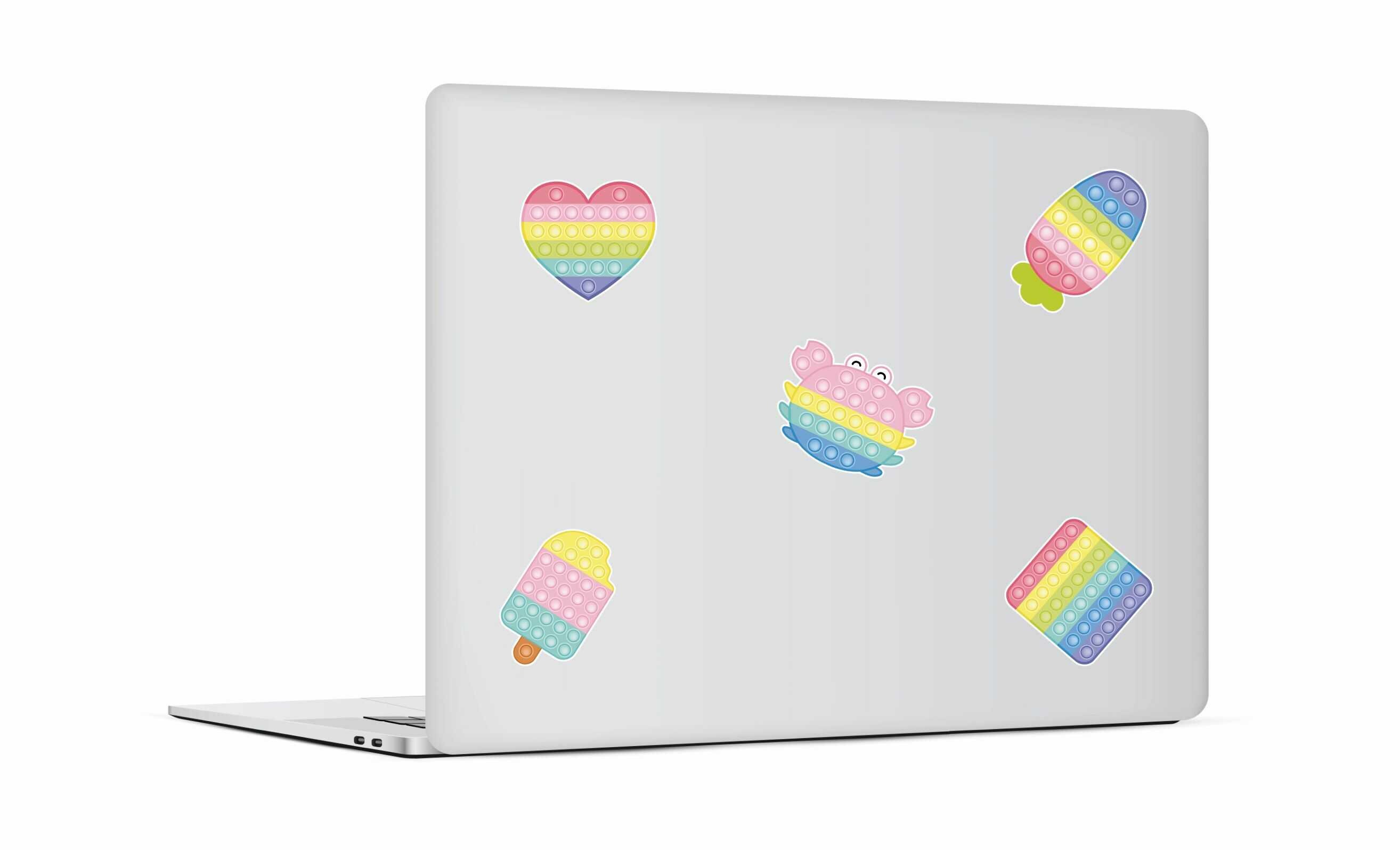 25 PCS Pop-it Stickers Fid-get Toy Stickers Pop-it - Etsy