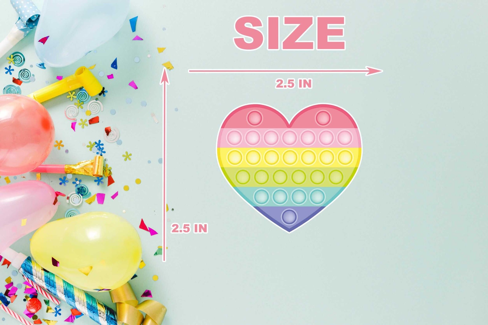 25 PCS Pop-it Stickers Fid-get Toy Stickers Pop-it - Etsy