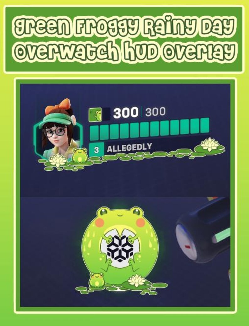 Overwatch HUD Stream Overlay | Health Bar and Ult Charge | Froggy Rainy ...