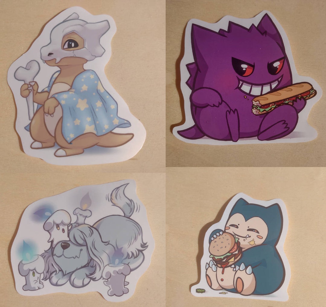 Cute Vinyl Pokemon Stickers - Etsy