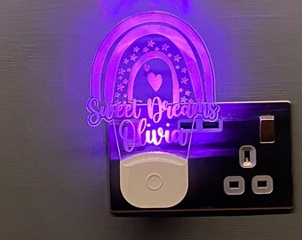 Acrylic Plug Night Light | Etsy