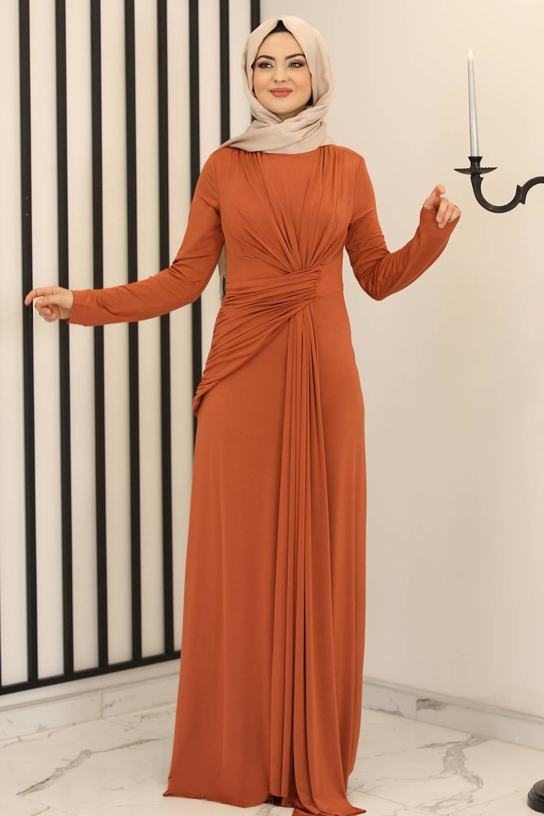 Muslim Wedding Dress / Dubai Maxi Dress / Elegant Islamic - Etsy