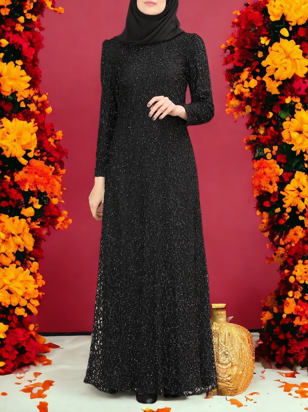 Hijab Evening Dress / Muslim Engagement Dress / Nikah / Islamic Wedding ...