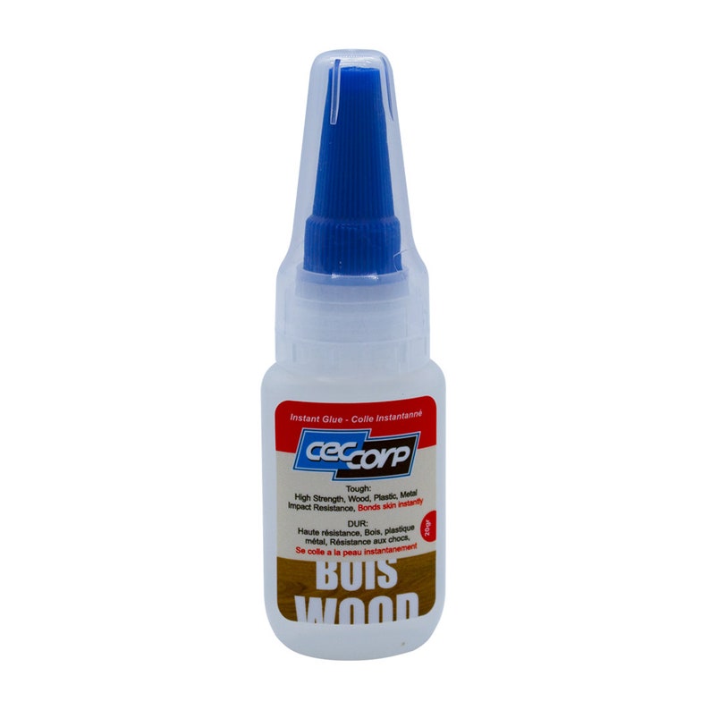 Super Glue Wood Cyanoacrylate Glue by CECCORP (30 Grams / 1.05 Oz ...