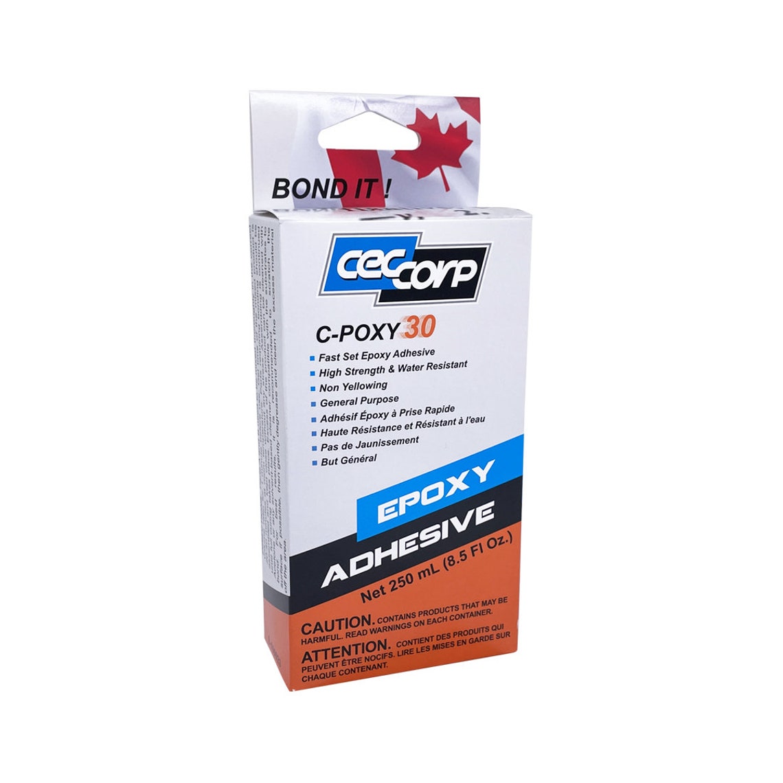 Epoxy Adhesive C-POXY 30 by CECCORP (8.5 Oz Combined) – 2 Part, 30 ...