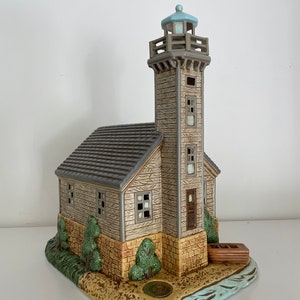 East Channel Lighthouse RARE Lefton Lighthouse Michigan Lighthouse ...