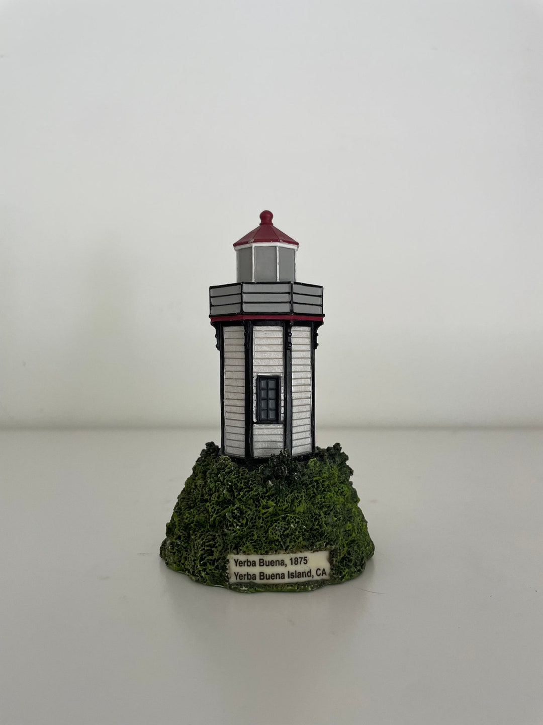 Yerba Buena Lighthouse Miniature Lefton Lighthouse Historic American ...