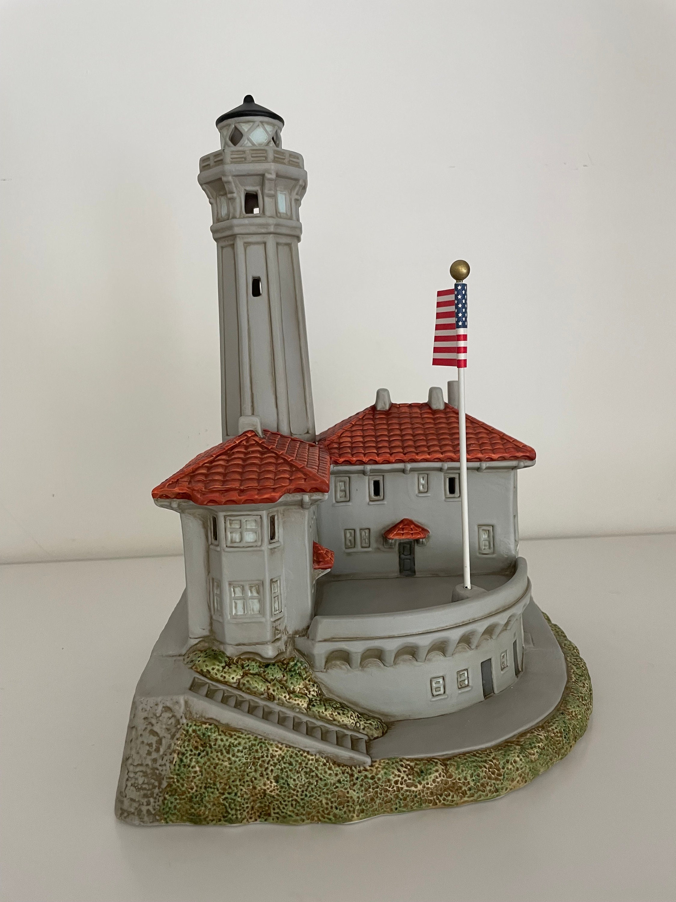 Alcatraz Lighthouse Lefton Lighthouse California Lighthouse Historic ...