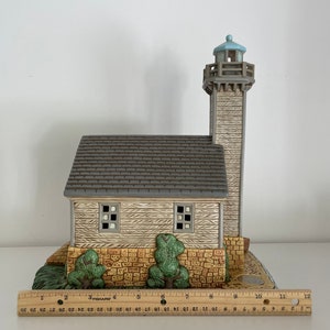 East Channel Lighthouse RARE Lefton Lighthouse Michigan Lighthouse ...