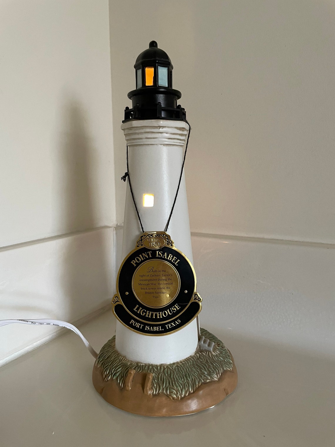 Point Isabel Lighthouse Port Isabel Lighthouse Lefton - Etsy