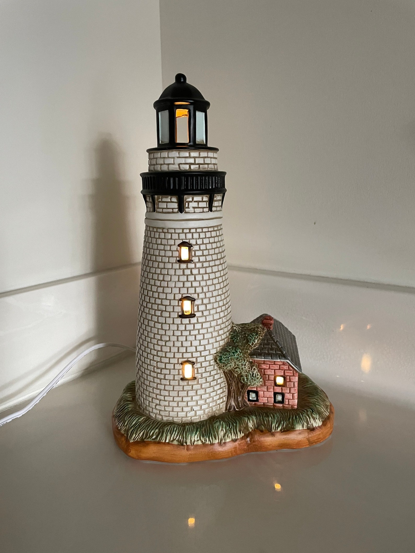 St. Simon's Island Lighthouse Lefton Lighthouse - Etsy