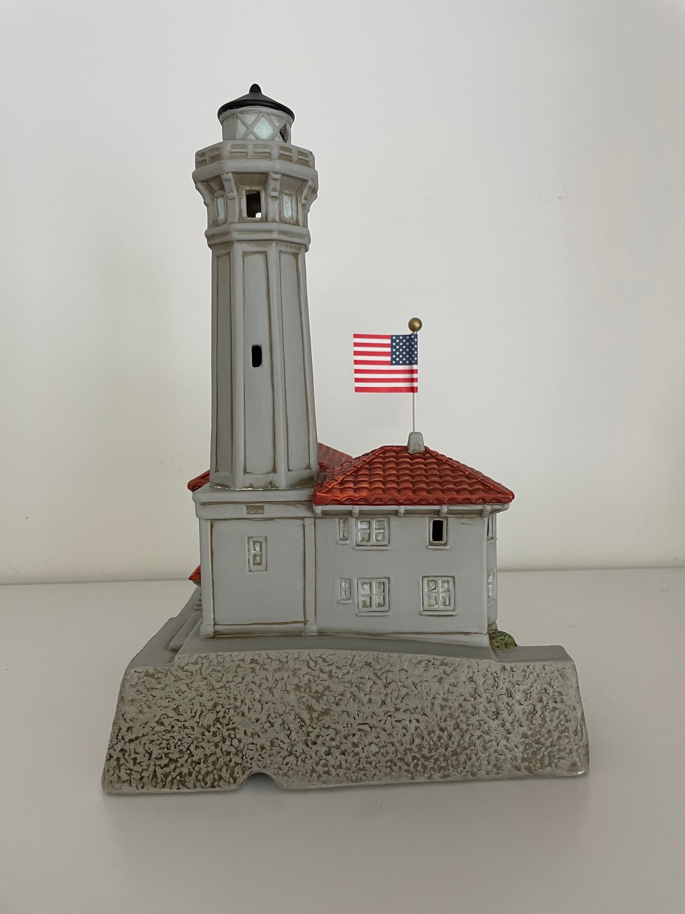 Alcatraz Lighthouse Lefton Lighthouse California Lighthouse Historic ...