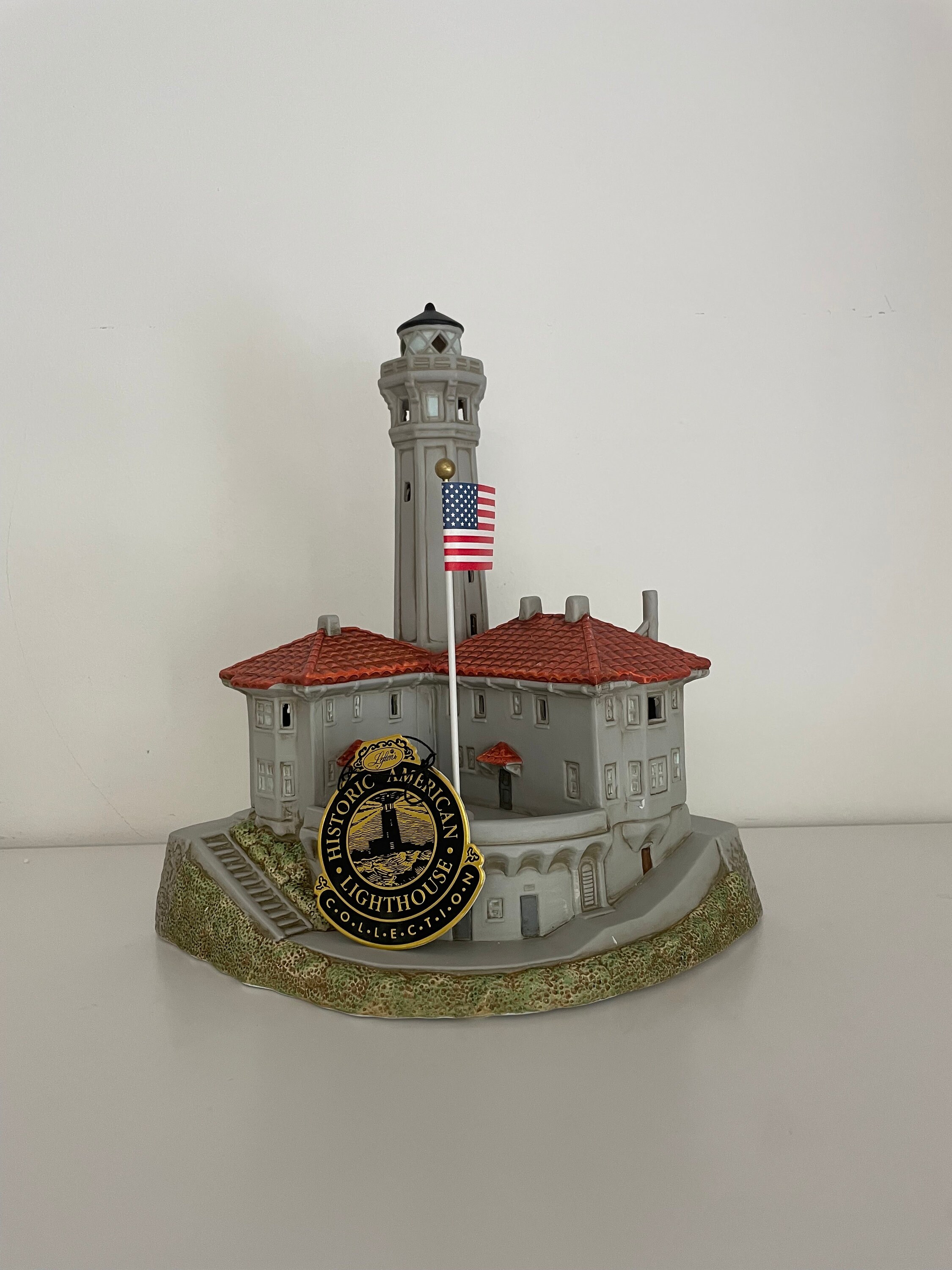 Alcatraz Lighthouse Lefton Lighthouse California Lighthouse Historic ...