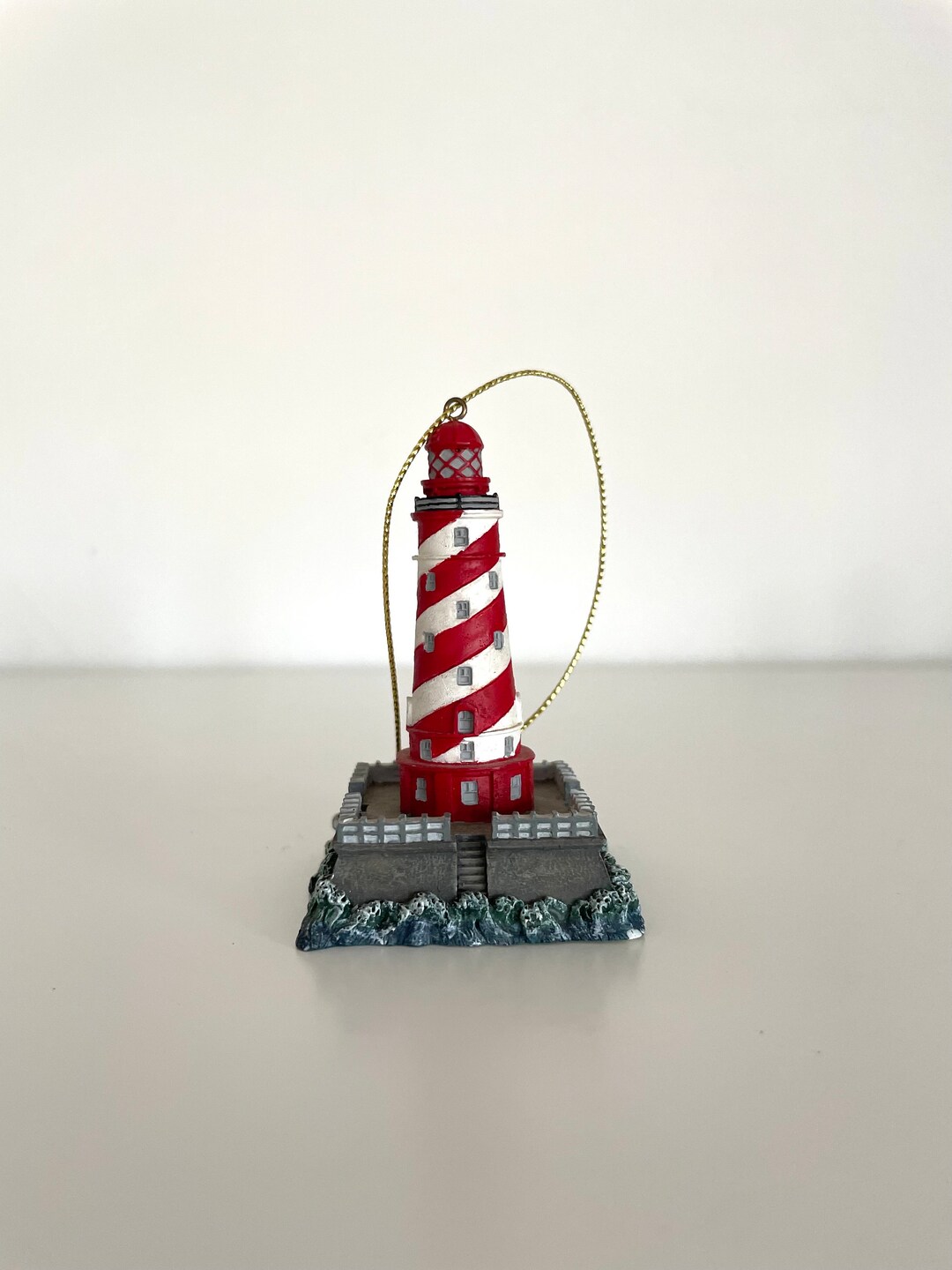 White Shoal Lighthouse Christmas Tree Ornament Lefton Lighthouse - Etsy