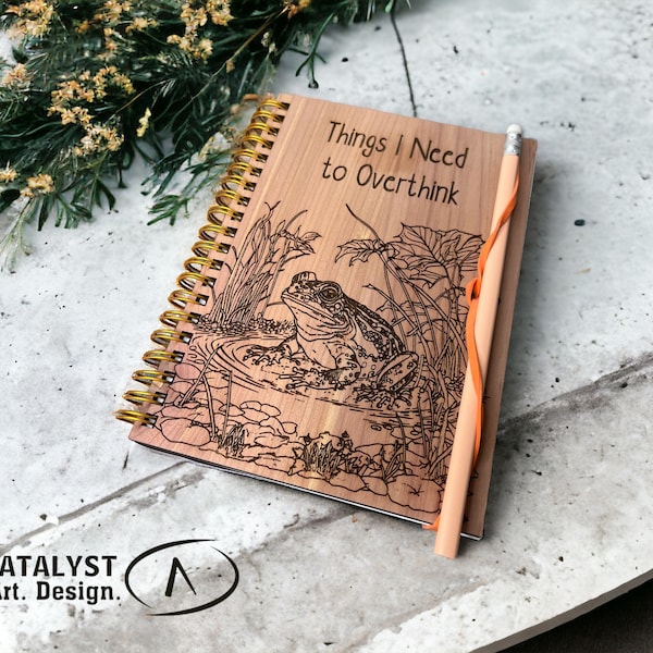 Wood Notebook - Etsy