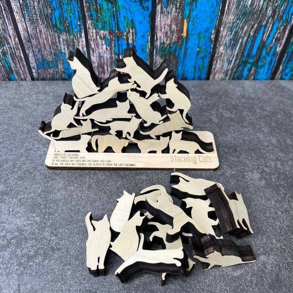 Stacking Cats the Game - Etsy