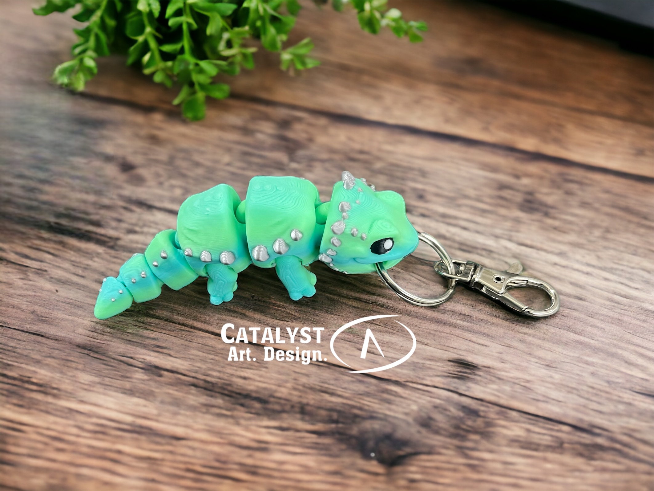 Mini Bearded Dragon Articulated Figure or Keychain Option, 3D Printed ...