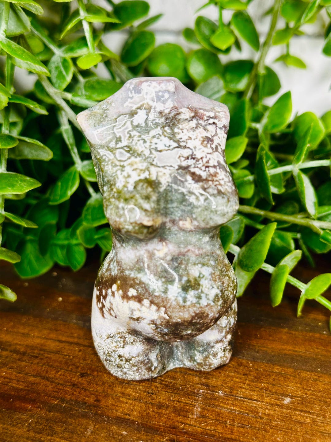 Ocean Jasper Pregnant Body Goddess, Ocean Jasper Crystal Carving ...