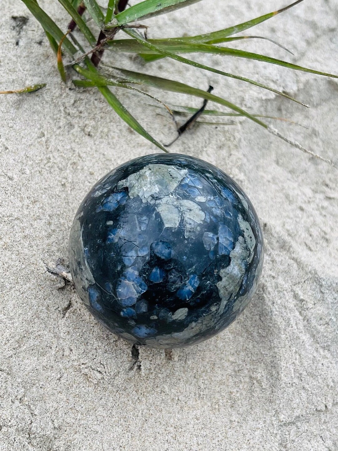 Blue Que Sera Sphere, Llanite Sphere, Natural Que Sera - Etsy