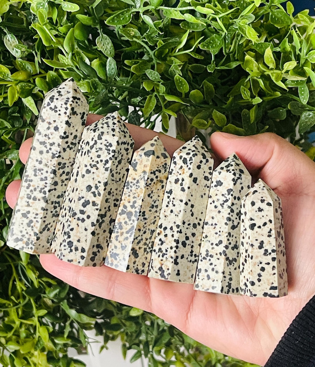 Dalmatian Jasper Tower, Dalmatian Jasper Crystal Point, Crystal Tower ...
