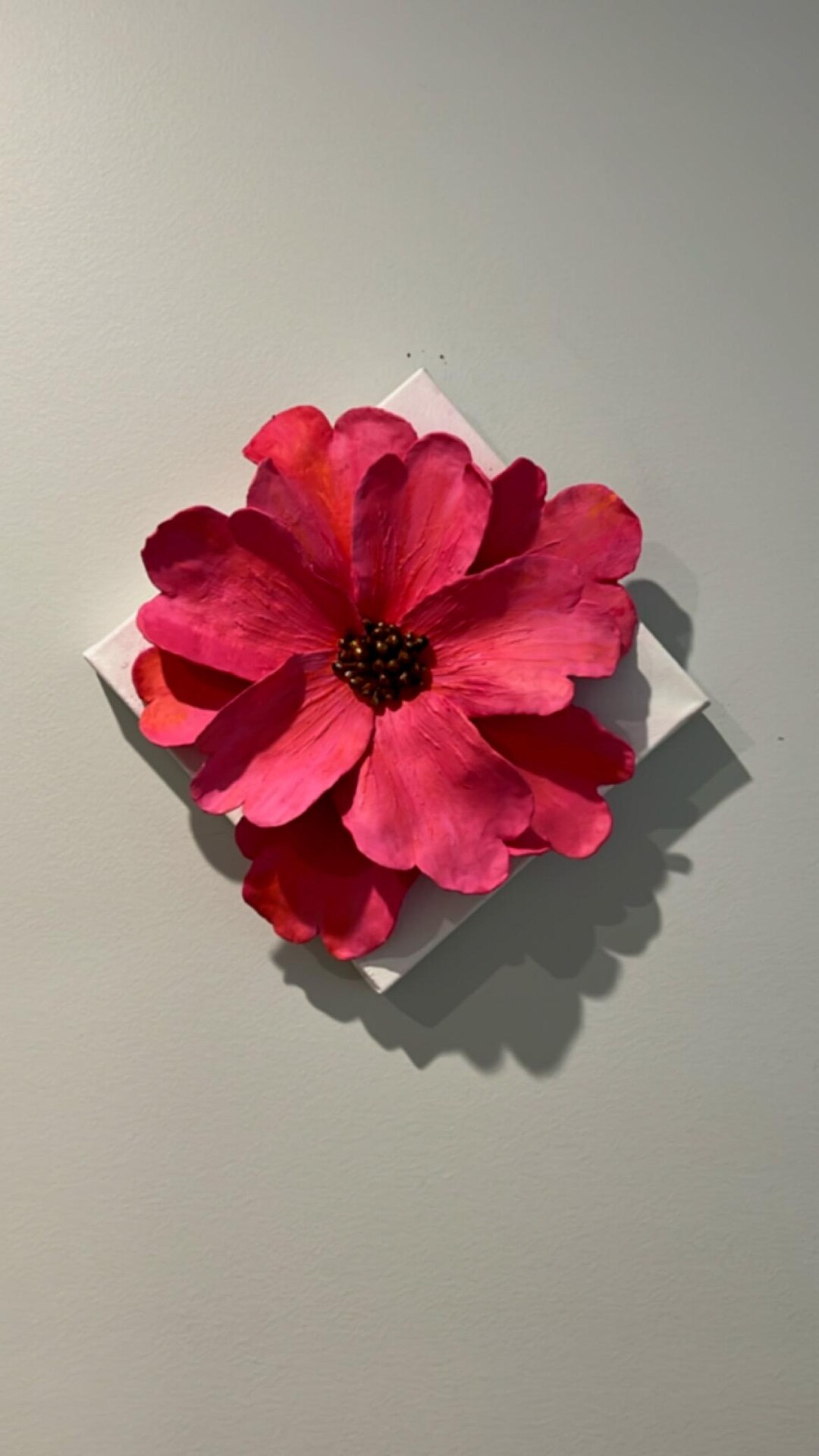 3D Textured Flower Art - Etsy