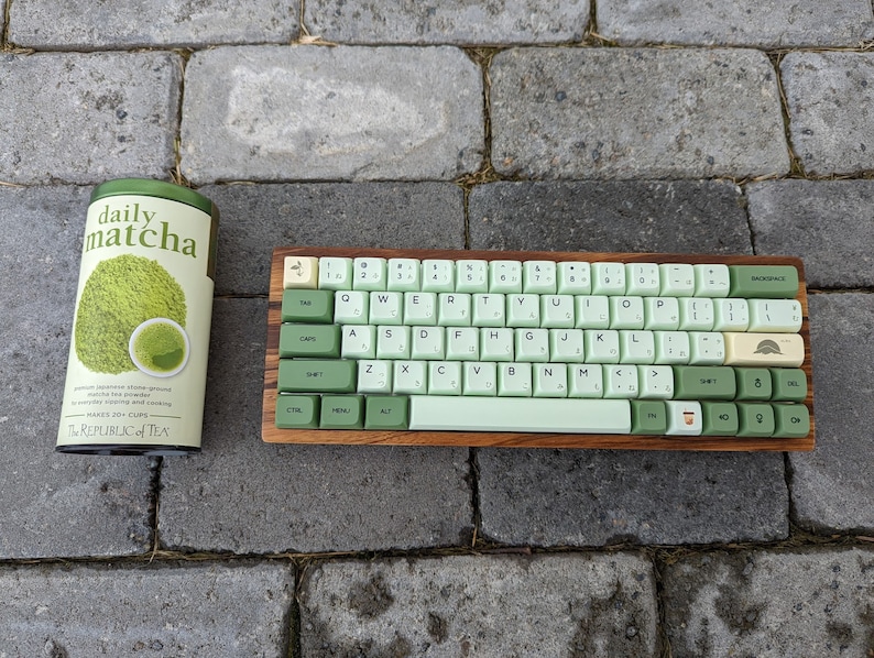 Matcha 60% Mechanical Keyboard - Etsy Australia