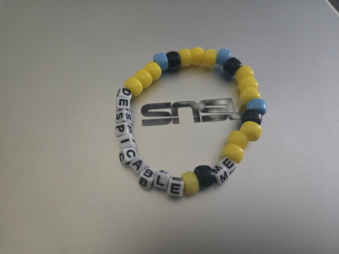 Despicable Me Pony Bead Bracelet - Etsy