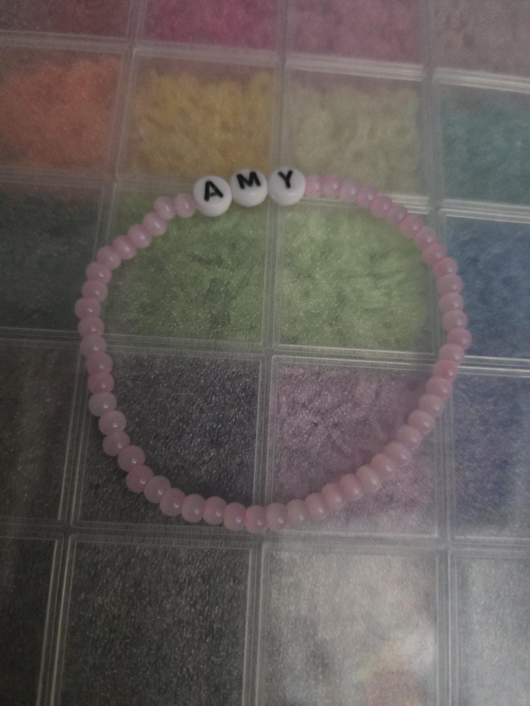 Amy Rose Sonic Beaded Bracelet - Etsy