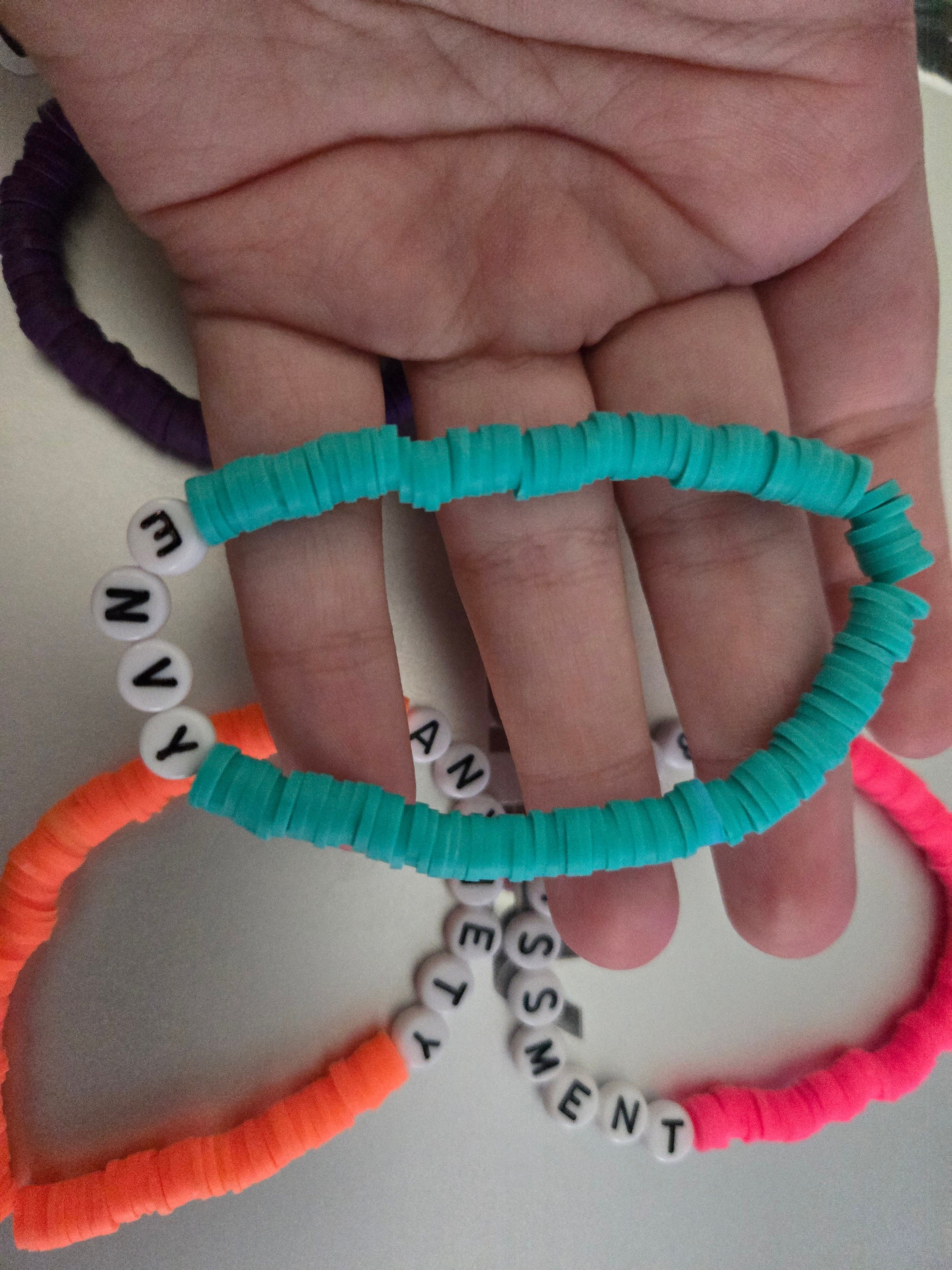 Inside Out 2 New Emotions Clay Bracelet Set - Etsy