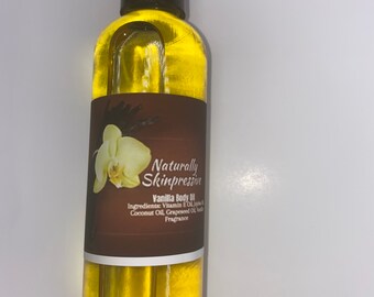 Vanilla Coconut Body Oil Dry Oil Moisturizing Body Oil Spray Oil Body Spray - Etsy