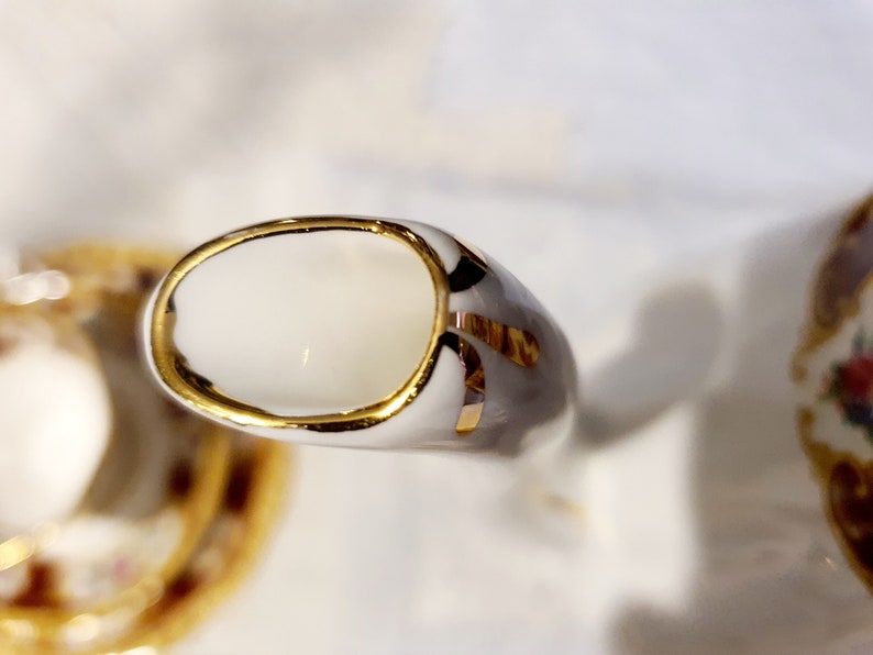 Royal Albert Lady Hamilton Pattern Coffee Set - Etsy UK