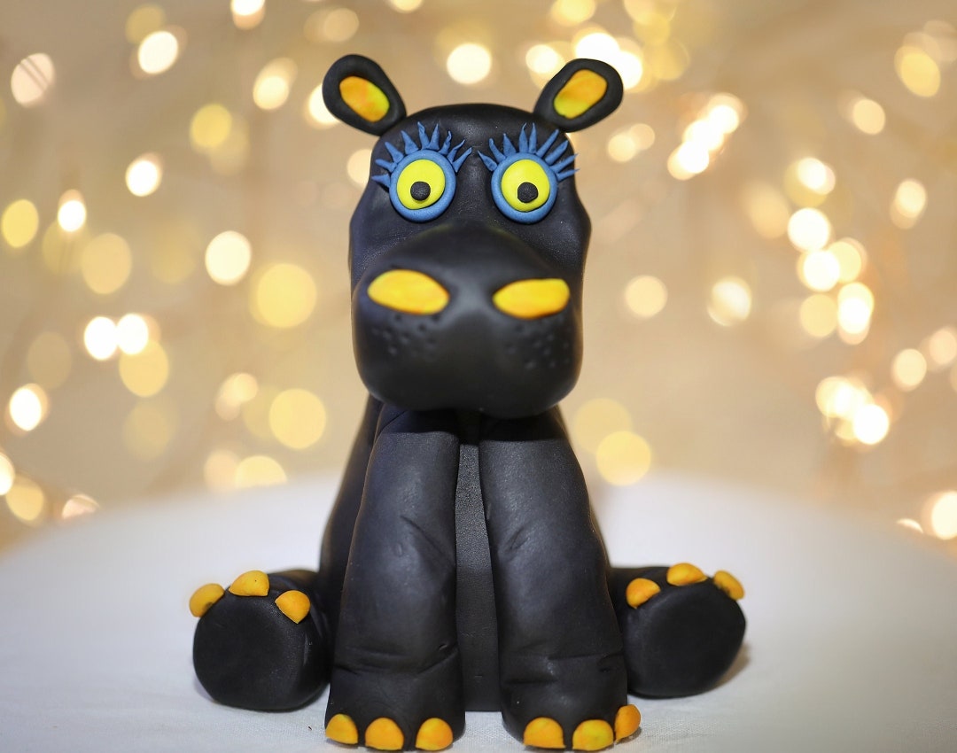 Hippo Cake Topper Tinga Tales Cake Topper - Etsy Australia